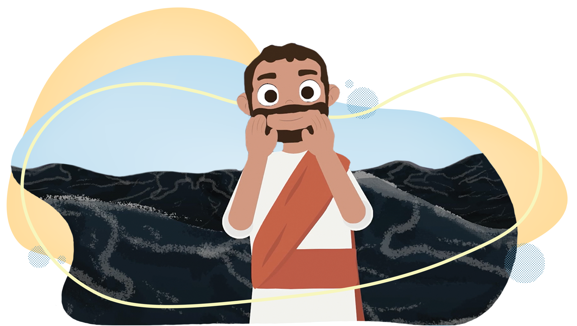 Jesús camina sobre el agua y calma la tormenta – Historia bíblica para ...